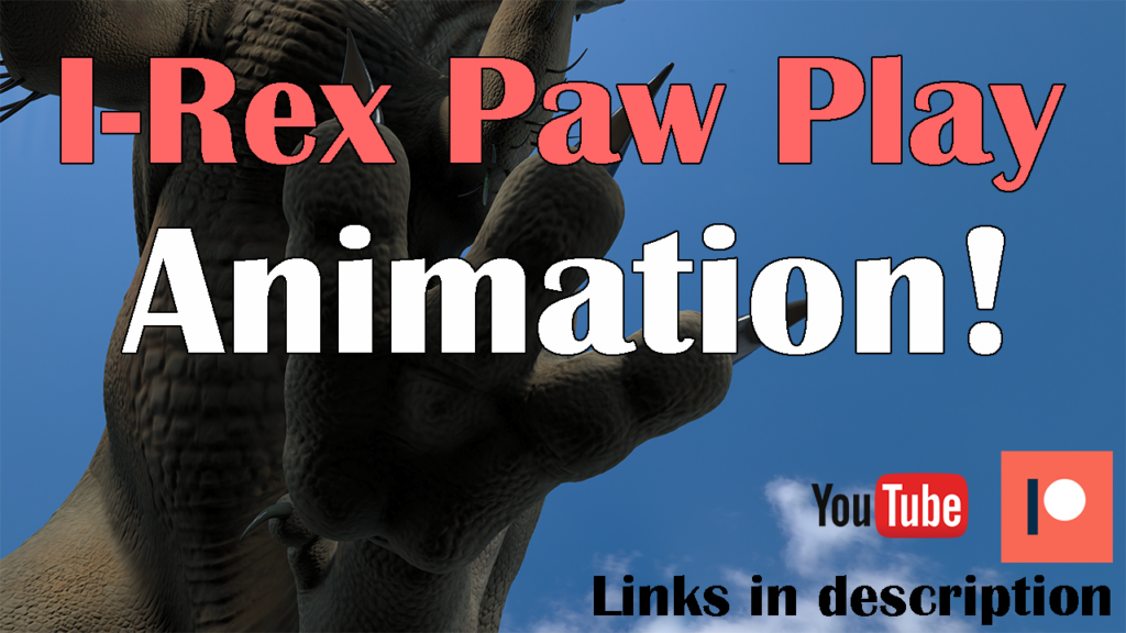 I-Rex Paw Play | Spruce Moki Animation Studio