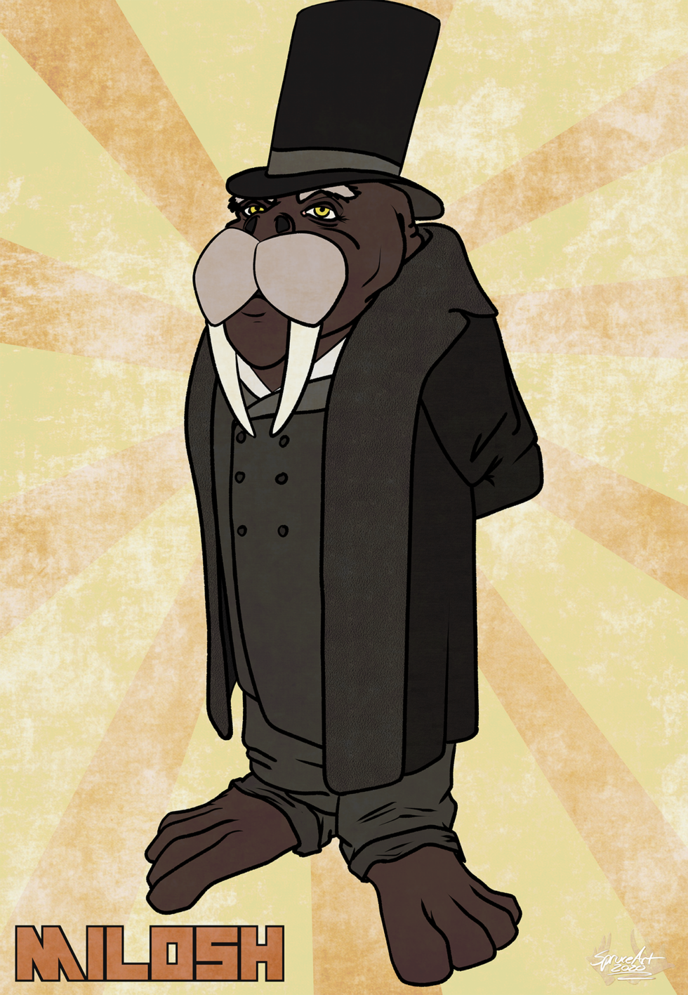 Milosh Portrait | Spruce Moki Animation Studio